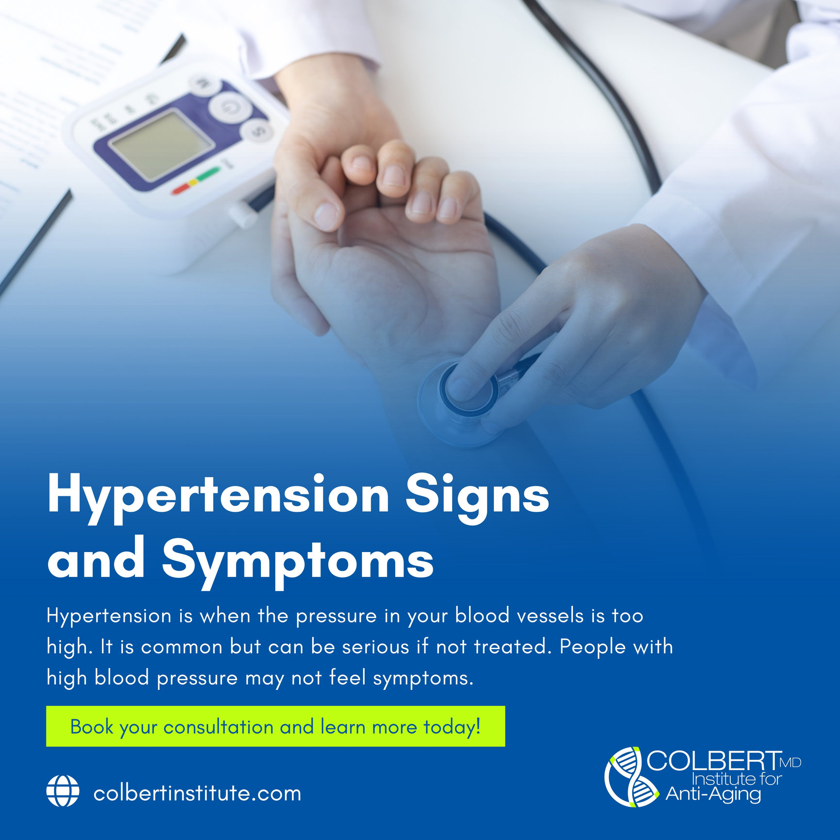 Hypertension Signs and Symptoms - Colbert Institute of Anti Aging