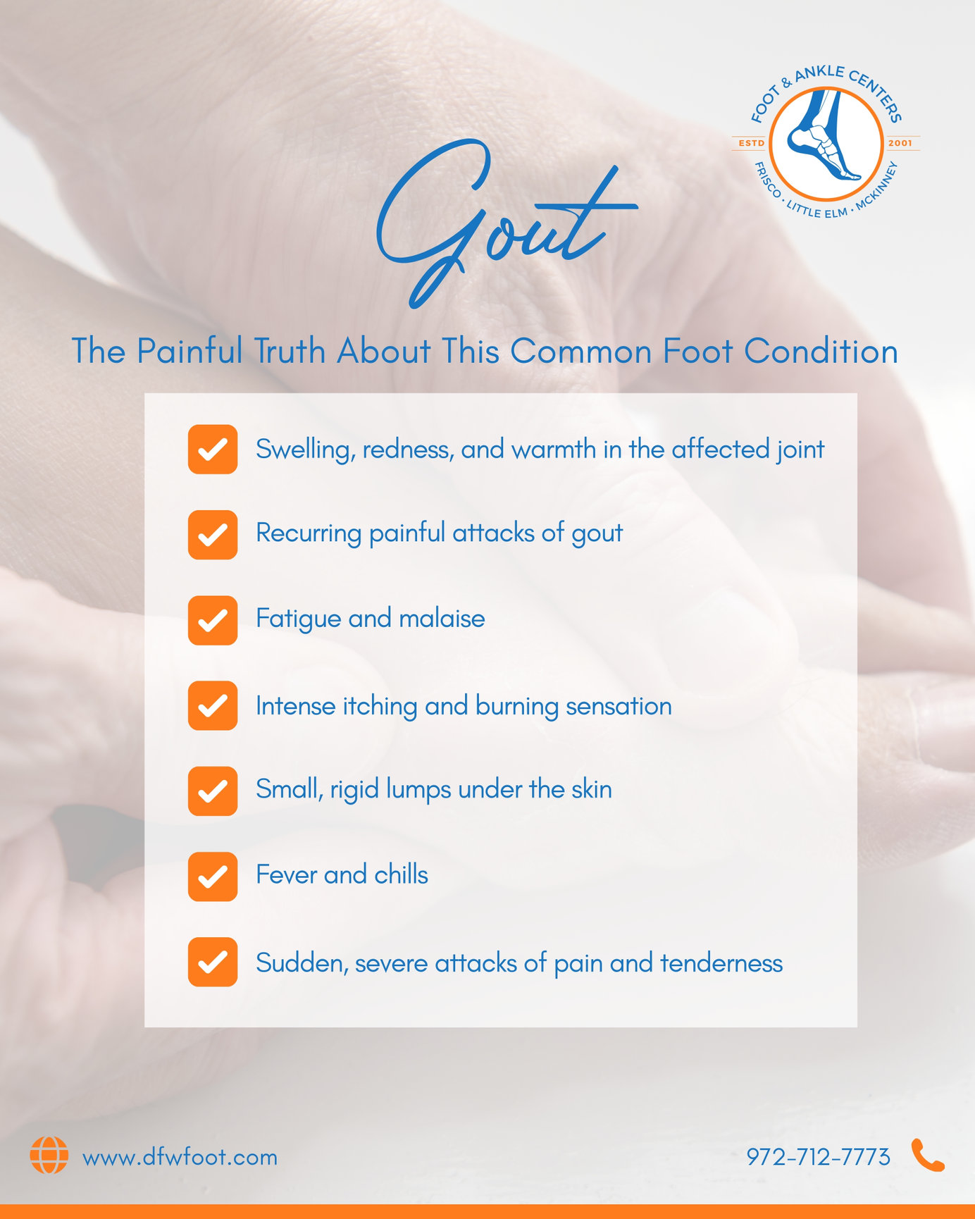 Understanding Gout: Causes and Symptoms at Foot & Ankle Centers